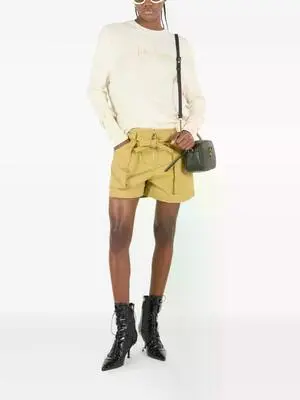 Roberto Cavalli Belted Shorts