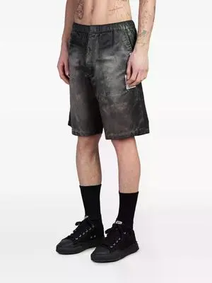 Mihara Yasuhiro Distressed Knee-length Shorts