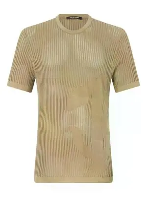 Roberto Cavalli Ribbed T-shirt