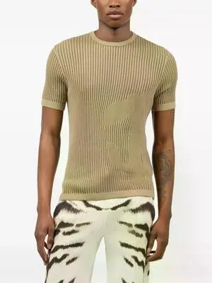 Roberto Cavalli Ribbed T-shirt