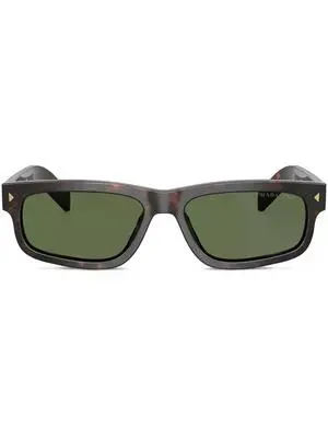 Prada Rectangle-frame Sunglasses - Brown
