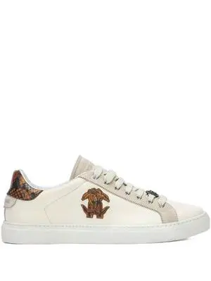 Roberto Cavalli Embroidered-logo Sneakers