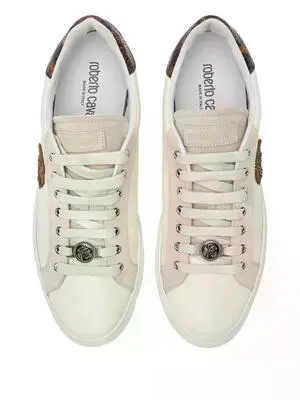 Roberto Cavalli Embroidered-logo Sneakers