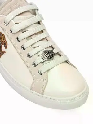 Roberto Cavalli Embroidered-logo Sneakers