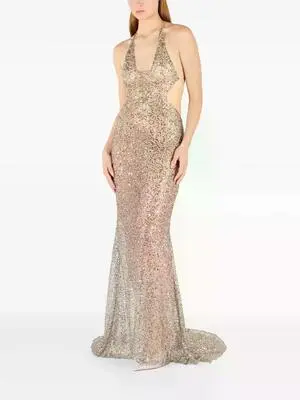 Roberto Cavalli Sequin-embellished Dress