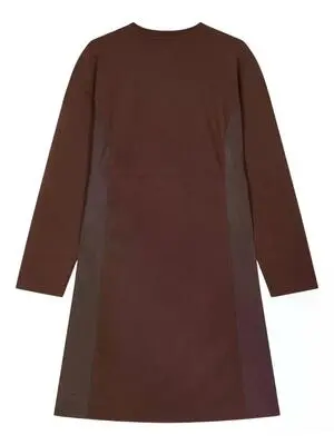 STUDIO TOMBOY Panelled Long-sleeve Dress - Red