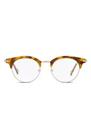 Moncler Round-frame Glasses - Brown