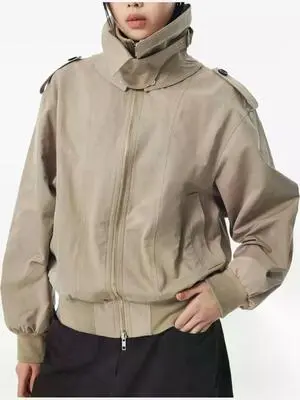 STUDIO TOMBOY Zip-front Utility Jacket - Neutrals