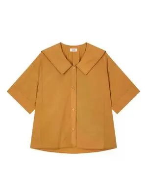 Studio Tomboy Pointed Collar Shirts For Women