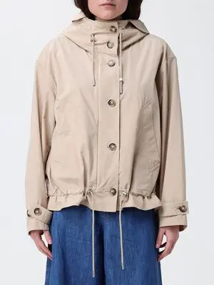 Woolrich Hooded Polyester Parka - Beige