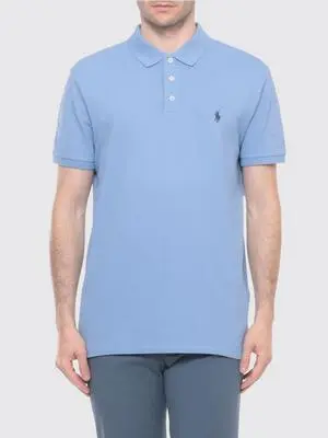 Polo Ralph Lauren Cotton Polo Shirt With Logo - Gnawed Blue