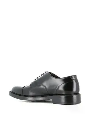 GREEN GEORGE 7084 Cap-toe Derby Shoes - Black