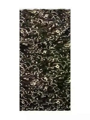 Roberto Cavalli Silk Scarf - Black
