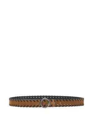 Roberto Cavalli Whipstitch-trim Belt - Brown