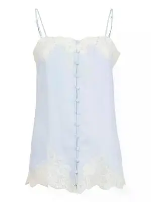 Fleur Du Mal Lace-trimmed Slip