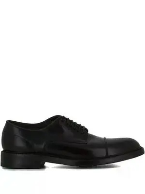 GREEN GEORGE 7084 Cap-toe Derby Shoes - Brown
