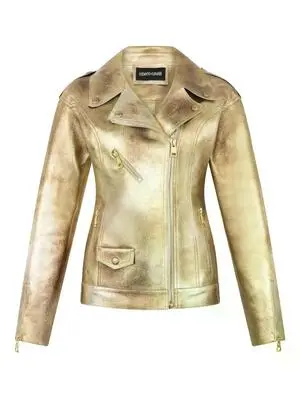 Roberto Cavalli Leather Biker Jacket