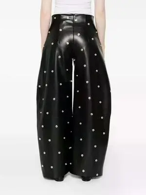 A.W.A.K.E. Mode Stud Faux-leather Trousers