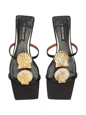 Roberto Cavalli Embellished Flat Sandals