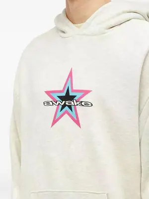 AWAKE NY Star Logo-print Hoodie