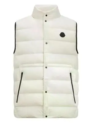 Moncler Logo-patch Gilet - White