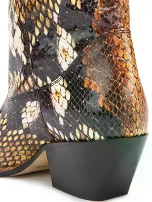 Roberto Cavalli Snakeskin-effect Boots