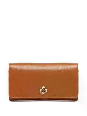 V°73 Logo-plaque Wallet - Brown
