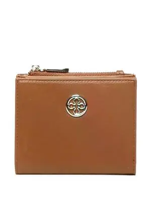 V°73 Logo-plaque Wallet - Brown