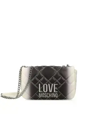 Moschino Silver Tone Cross Body Bags