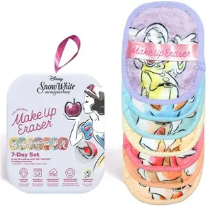 THE ORIGINAL MAKEUP ERASER X Disney® Snow White 7-day Reusable Makeup Eraser Set With Laundry Bag - None
