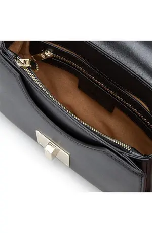 BOSS Ariell Leather Saddle Bag