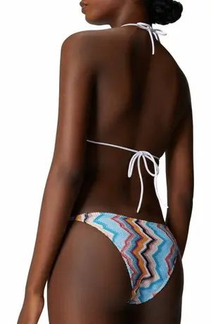 Missoni Classic Viscose And Lamé Bikini - Multicoloured