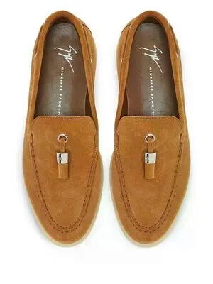 GIUSEPPE ZANOTTI Maui Tassels Slip-on Loafers - Brown