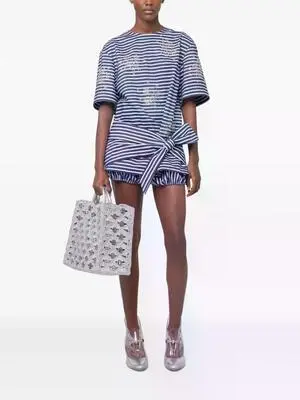 Rabanne Striped T-shirt - Blue