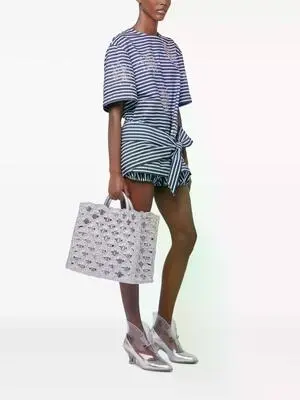 Rabanne Striped T-shirt - Blue