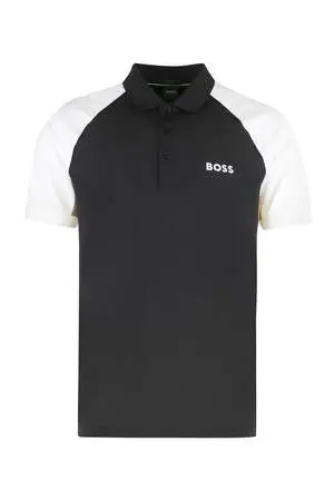 BOSS Technical Fabric Polo Shirt - Black