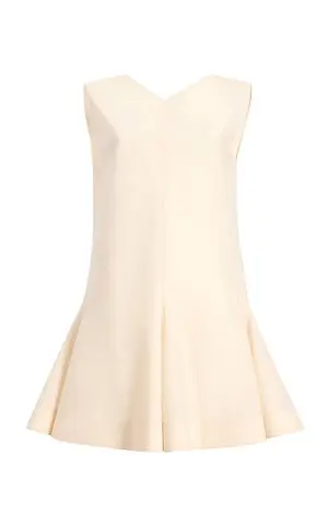 Khaite Mel Silk-cotton Organza Mini Dress