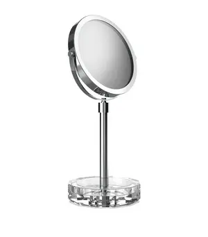 DECOR WALTHER Kristall Cosmetic Mirror - Silver