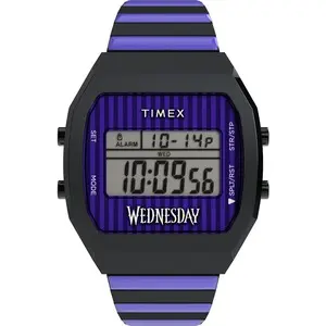 TIMEX® X Wednesday T80 Bracelet Watch - Black