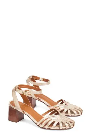LK BENNETT LK Bennett Plaited D'Orsay Sandal Gold