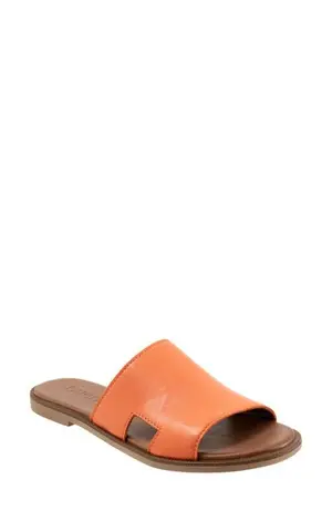 BUENO Hendrix Leather Slide Sandal - Sunset