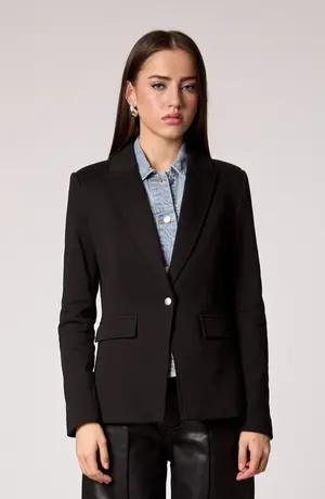Blue Revival Long Sleeve Blazers For Women