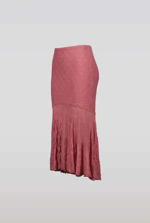 SAEMDI Crinkled Jersey Skirt