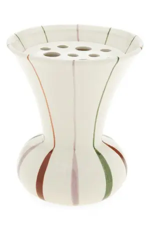 KAHLER Signature Vase - Off White Multi