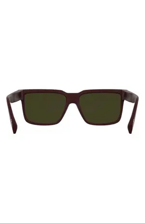 Canada Goose 59mm Modified Rectangular Sunglasses - Matte Burgundy