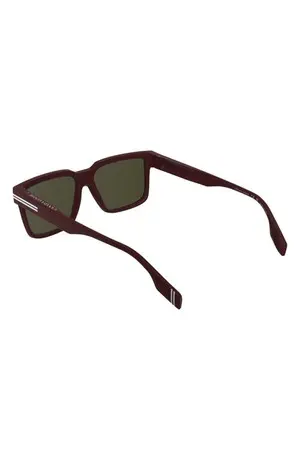 Canada Goose 59mm Modified Rectangular Sunglasses - Matte Burgundy
