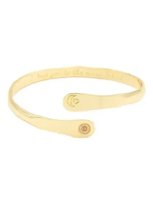DLORIA Hollywood Sensation Engraved Cuff Bracelet - Gold