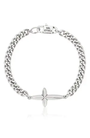 MR. ETTIKA Ettika Faithful Emblem Bracelet - Silver