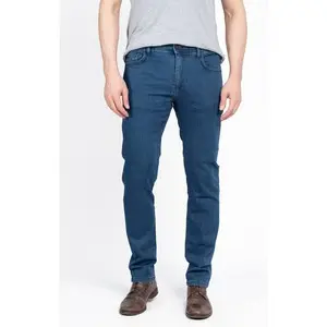 JACK OF SPADES Jack' Fit Five-pocket Jeans - Medium Blue