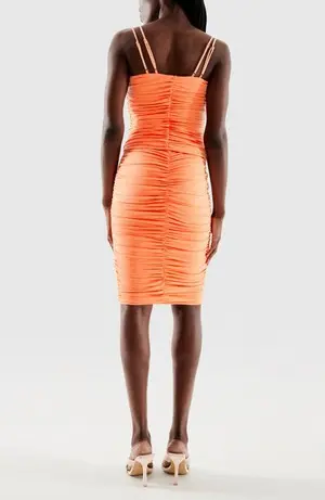 AS By DF Leona Ruched Midi Skirt